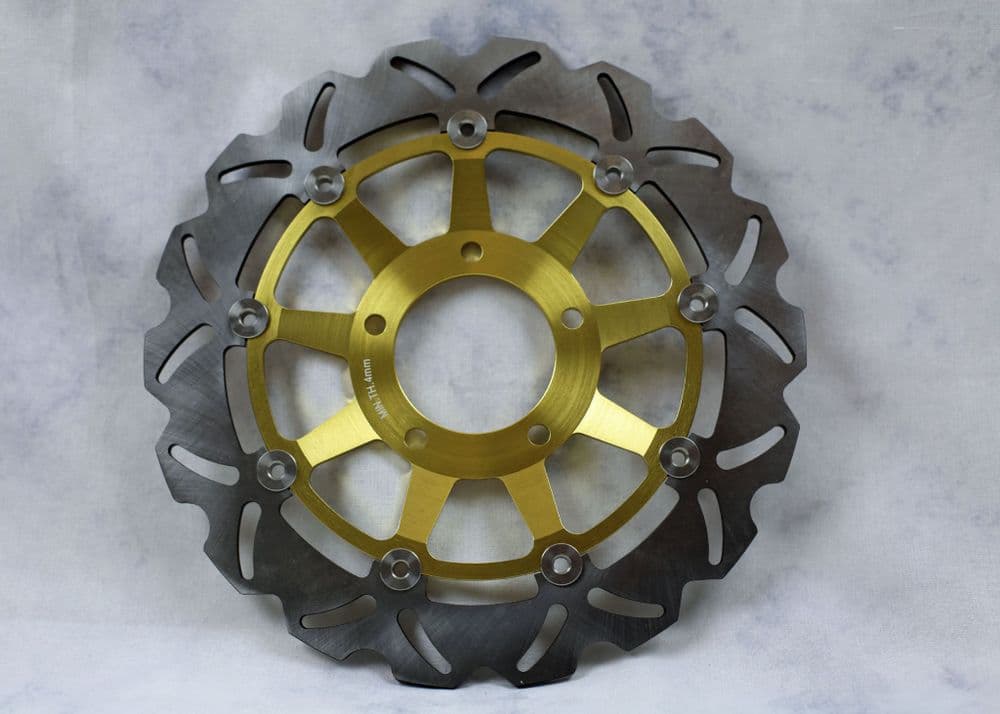 Wavy Floating Front Discs Galfer - Triumph Trophy 1200 1994on: 1 Pair ...