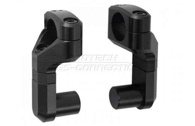 Street Triple "R" 675cc Vario 28mm Pivoting Bar Risers "Fat Bar Risers ...