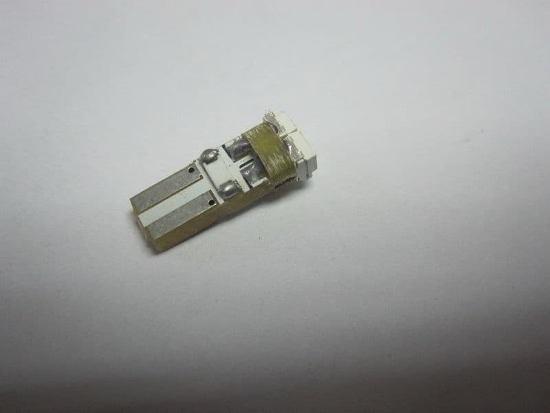 T5 2 SMD LED 18 37 286 Capless White LED Bulbs Pair