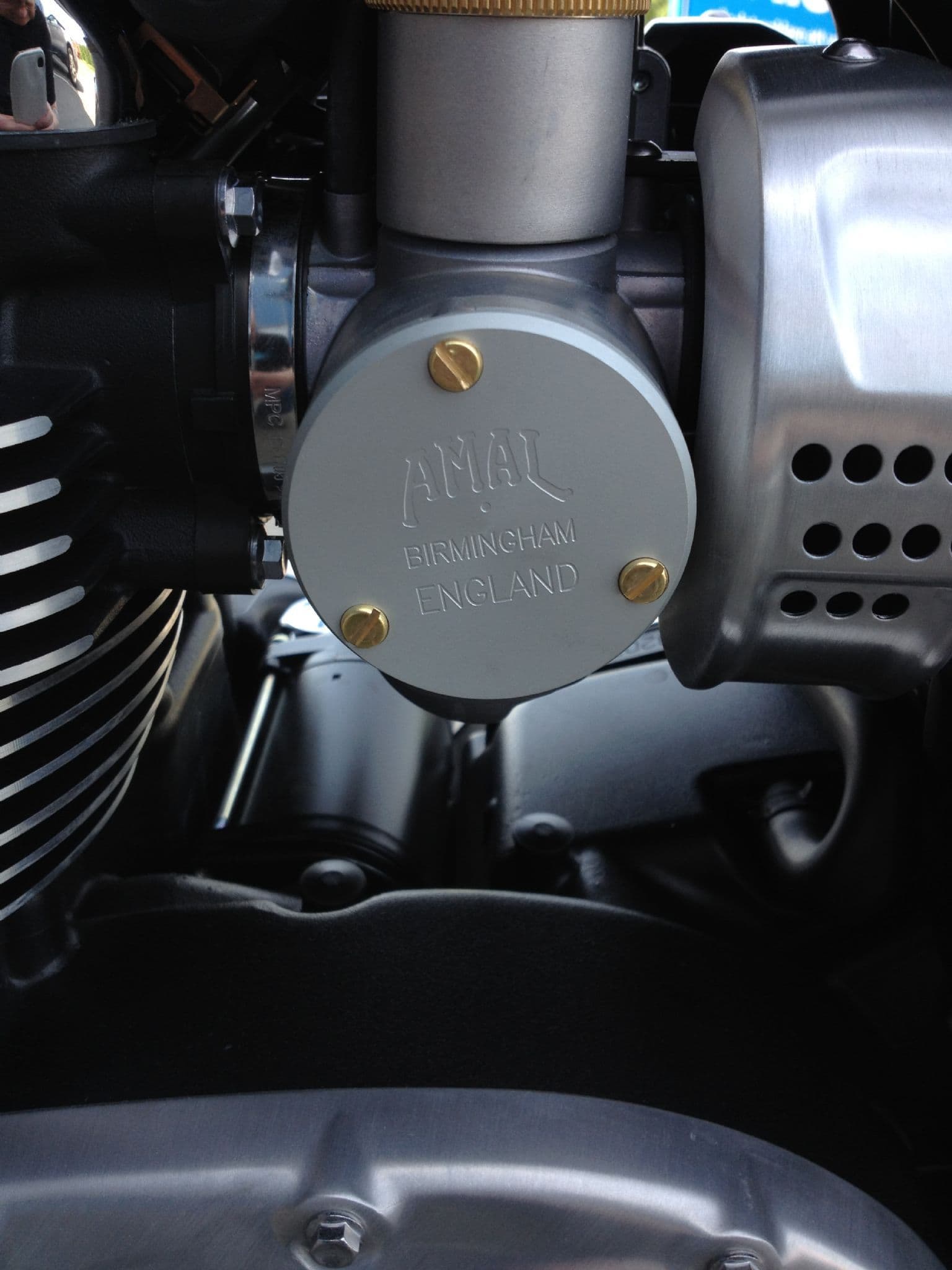 Thruxton 1200 Bonneville T120 Bobber Vintage Style TPS Throttle Body ...