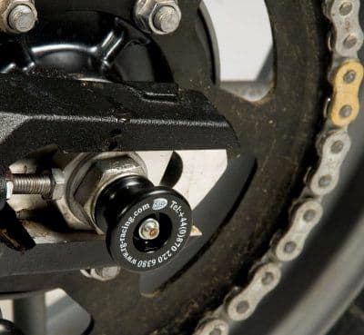 TIGER 800 & 800xc R&G Rear Spindle Sliders / Axle Nut Protectors