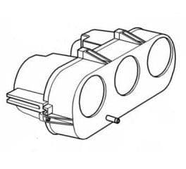 TRIUMPH 3 Cylinder Airbox Kit Triumph Genuine Parts Air Filter & Air ...