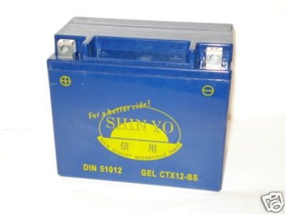 Triumph Speedmaster Battery YTX CTX12-BS Sealed GEL "Carb Models Upto 2008"