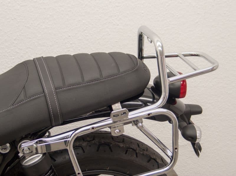 Triumph Street Scrambler Luggage Rack/Grab Rail Chrome Plated 2017on