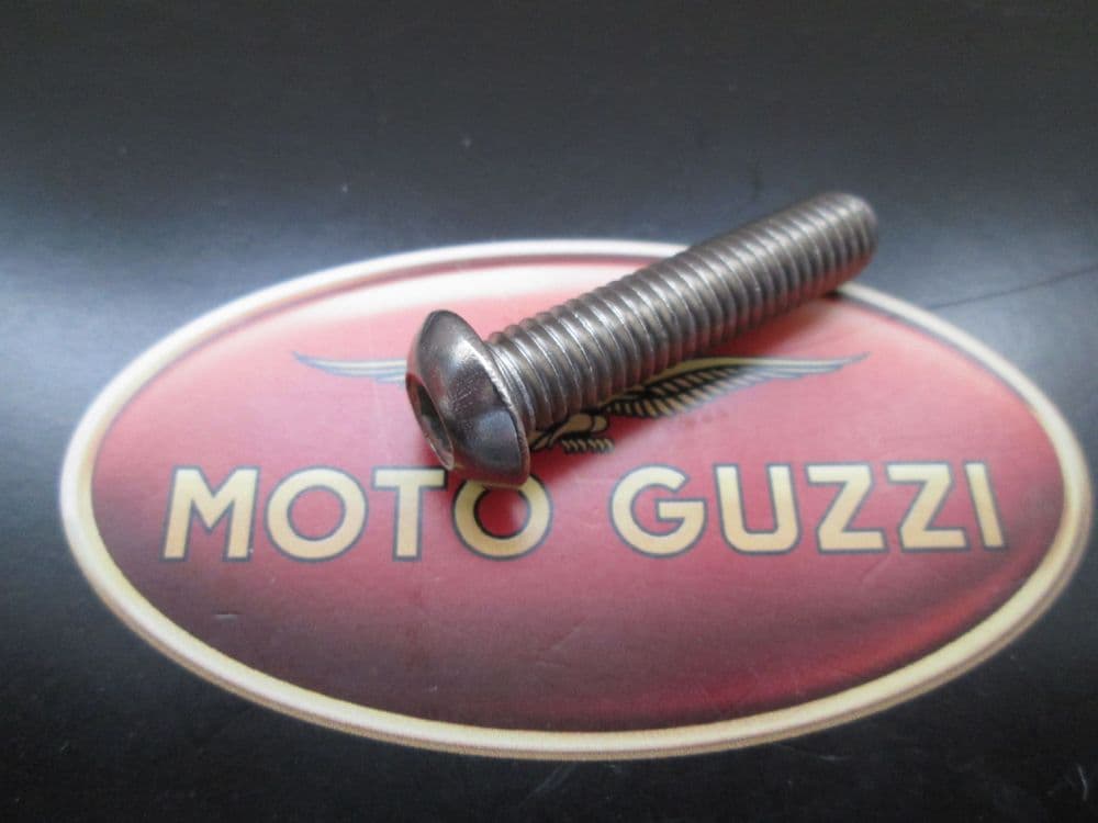 Genuine Moto Guzzi Stainless Hex socket button head screw M8 x 35mm ...