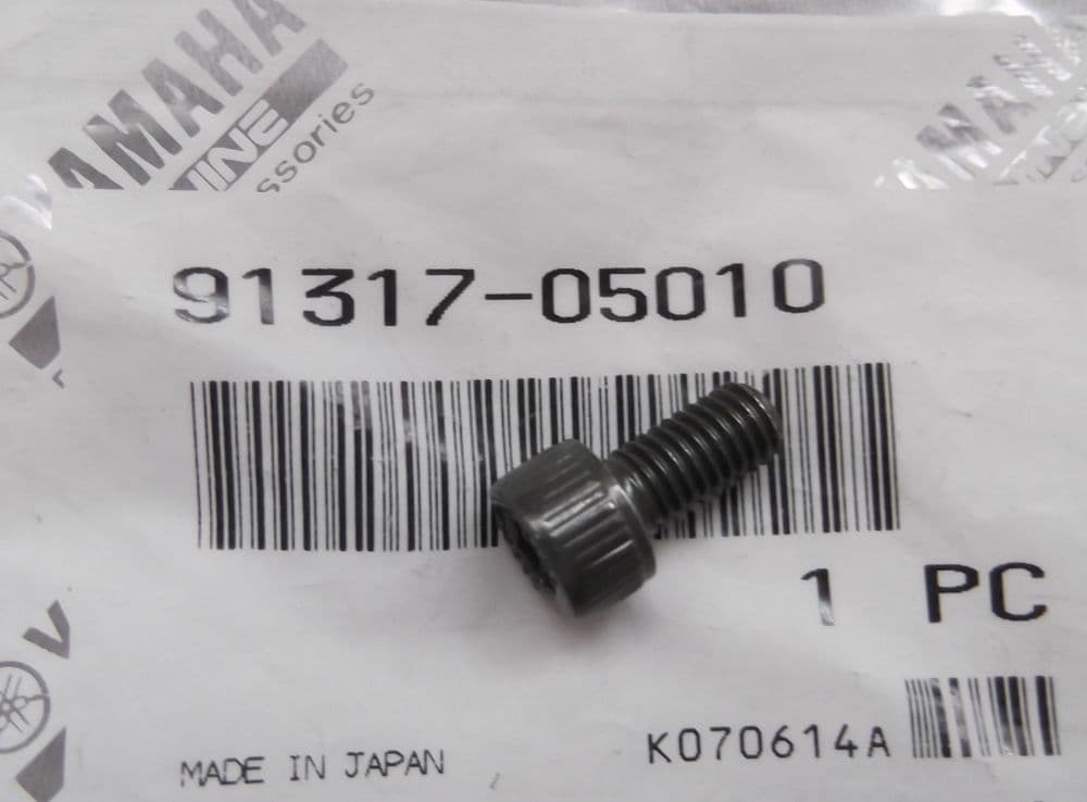 Genuine Yamaha Hex Socket Cap Head Screw M5 x 10mm Black 91317-05010