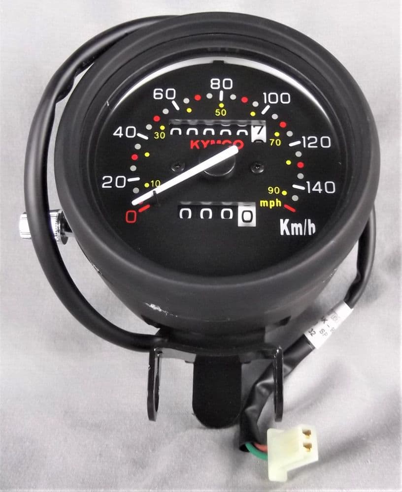 Kymco Zing 125 Speedometer MPH / Kmh - Black 37200-KAK-E000