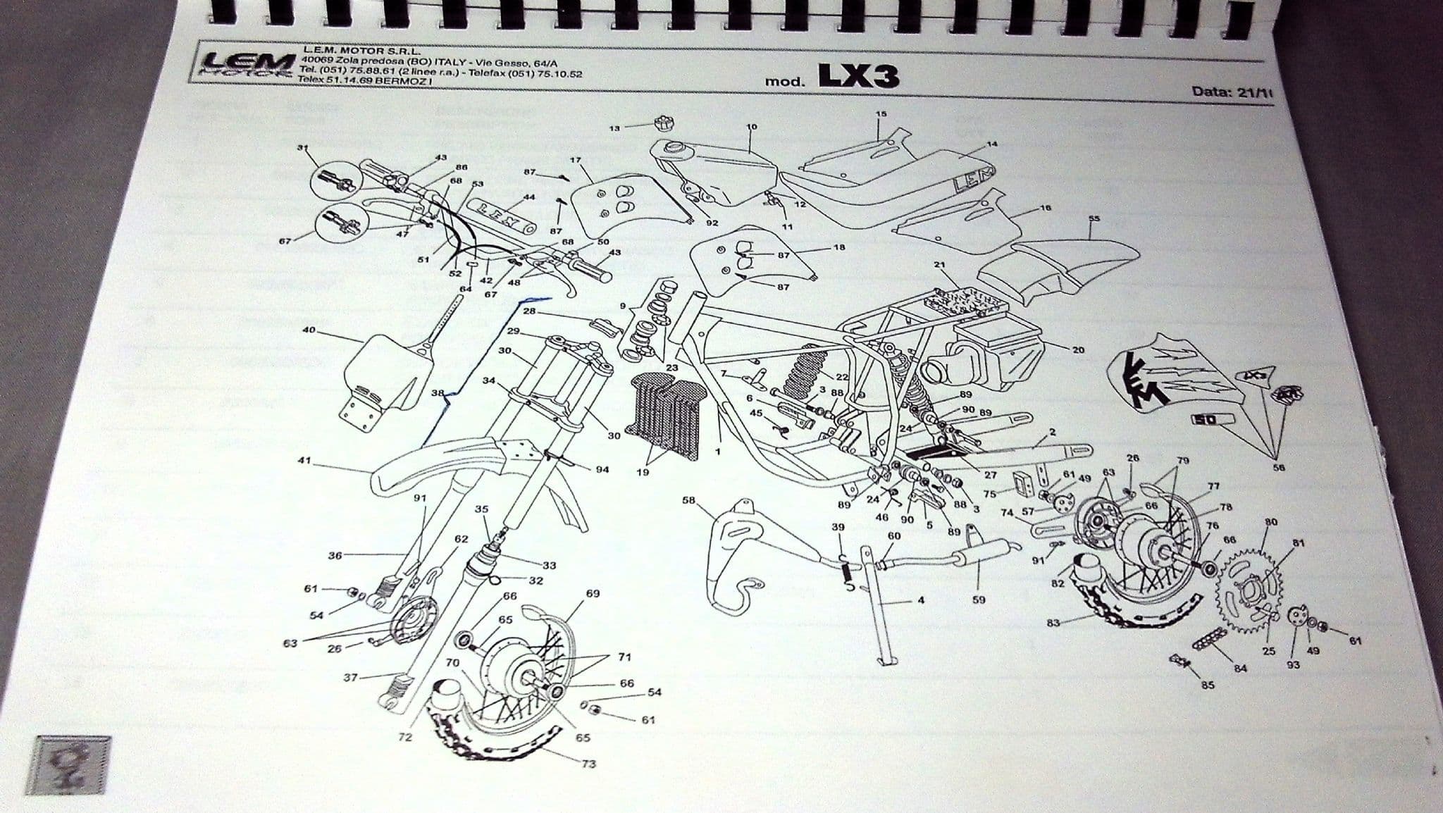 LEM Parts Catalogue 1998 0975/200202