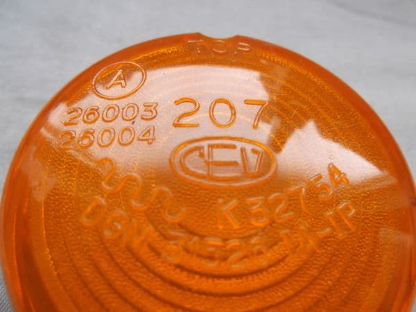 Moto Guzzi California / V50 CEV Indicator Lens - Amber 39753770