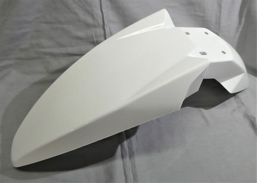 SWM RS300 / RS500 Front Mudguard - White F000P00156