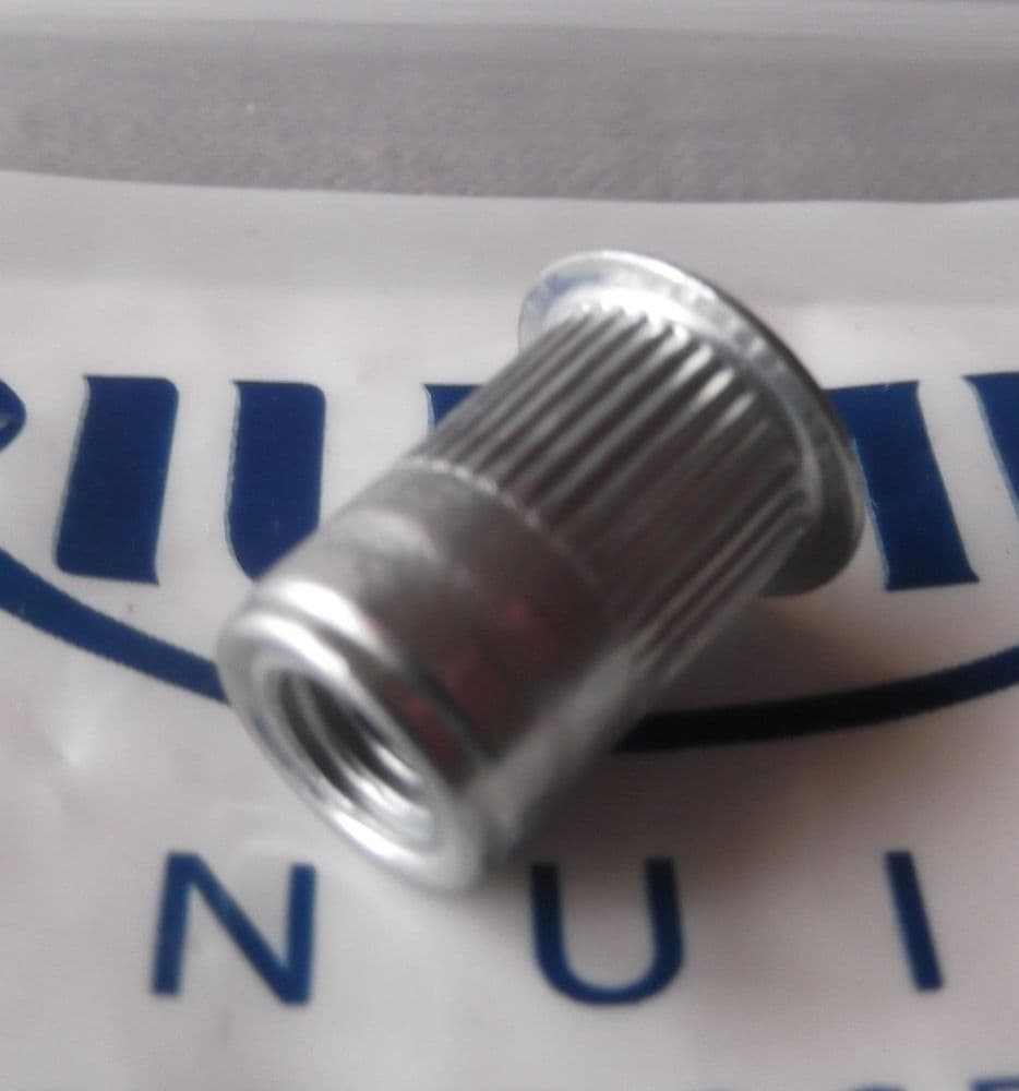 Triumph Threaded Insert Rivet M6 Open End T3350210