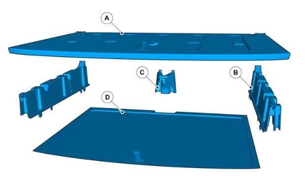 V40 Tempa Spare Wheel & Underfloor Storage