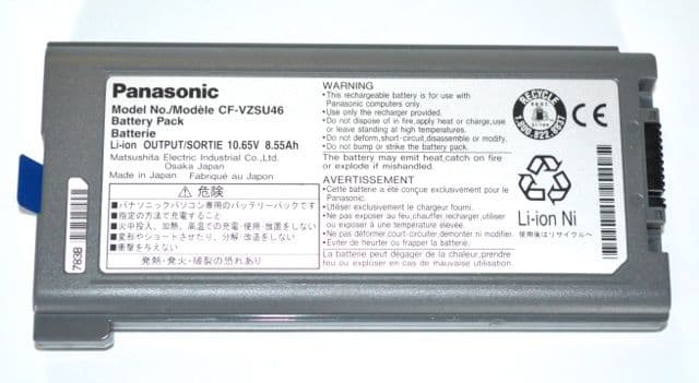 Panasonic Toughbook CF-VZSU46 Battery for the CF-30 & CF-31