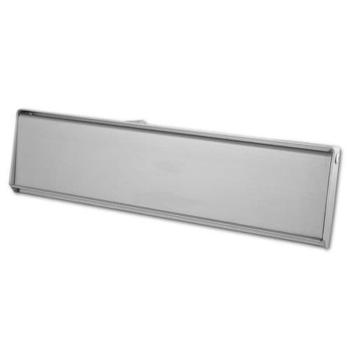 10" Face Fix Letter Plate Satin Aluminium