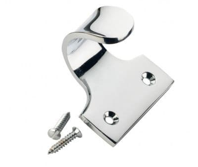 10 X Polished Chrome Window Sash Lift Sash Pull Slide Handle