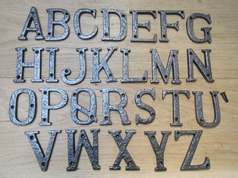 3" Antique Iron Letter C