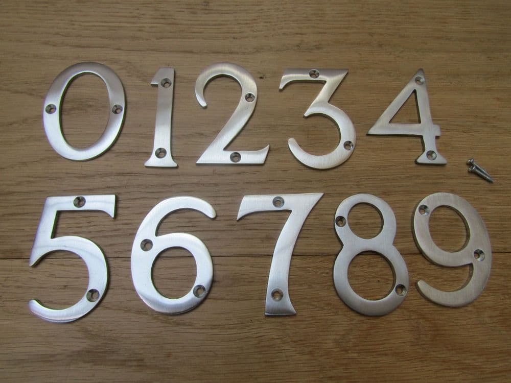3" Satin Chrome Number 7