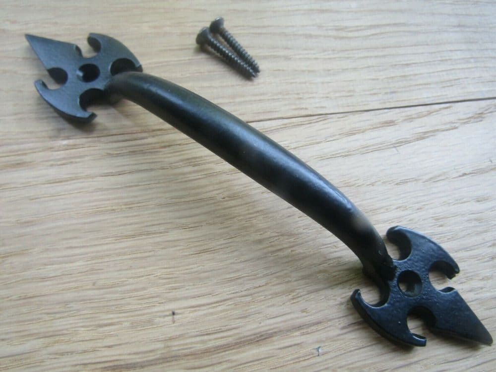 6 5 Black Antique Gothic Pull Handle
