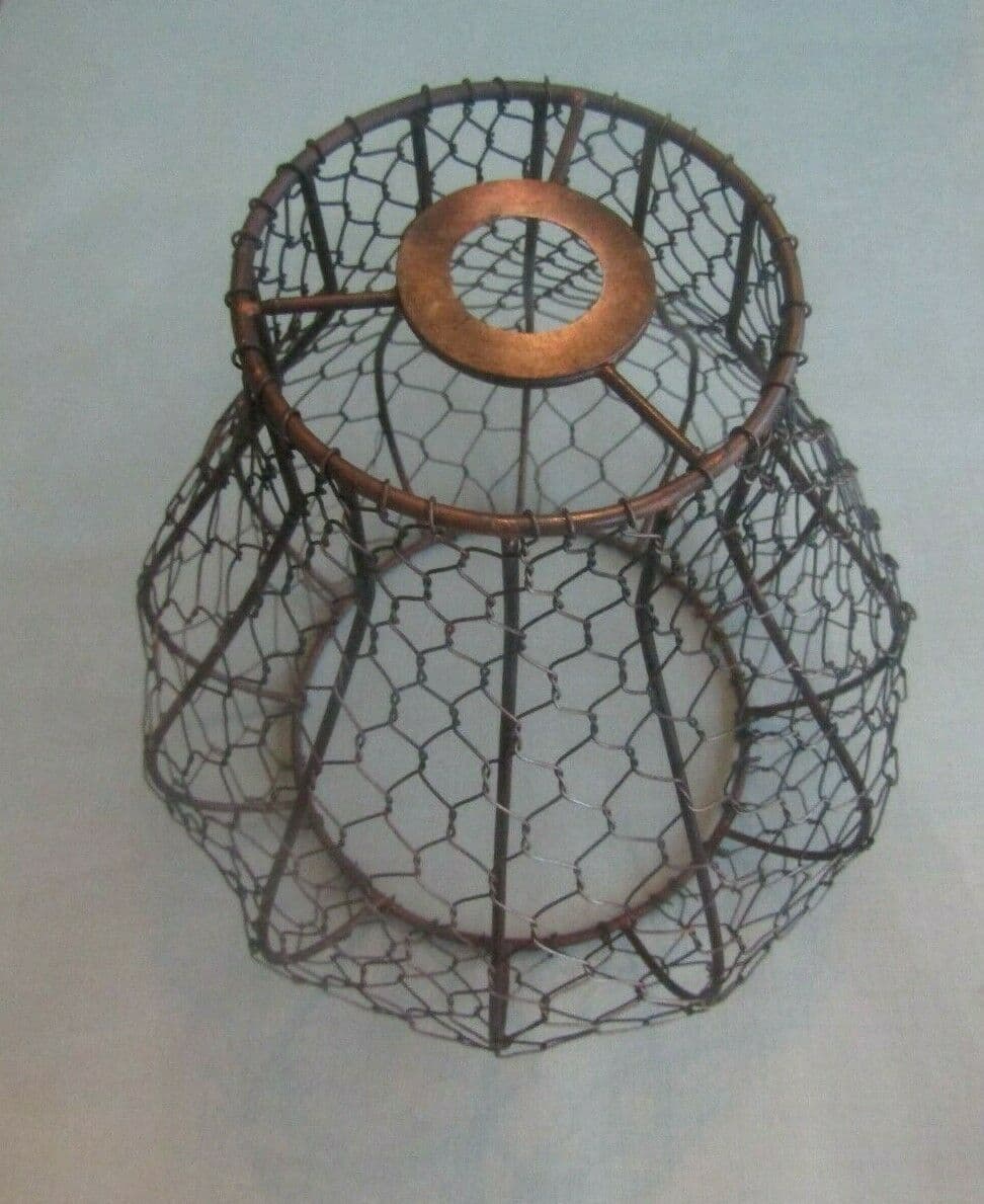 8 Chicken Wire Tear Drop Light Shade