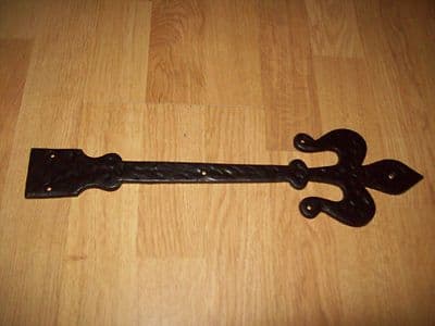 Black Antique Cast Iron Hinge Fronts False Dummy Hinge Fronts X 1