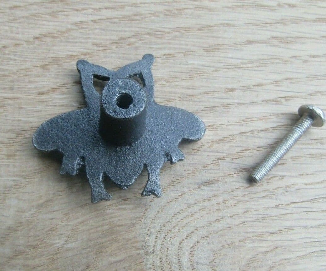 Bumble Bee Cupboard Knob Antique Iron