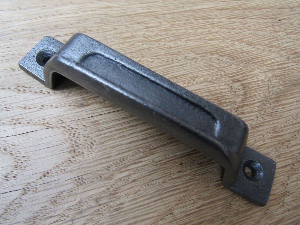 Cast Iron Rim Lock Keep Plain Round Edge