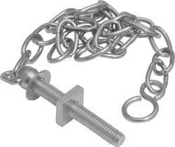 Chrome Basin/sink/bath Ball Chain Stay New