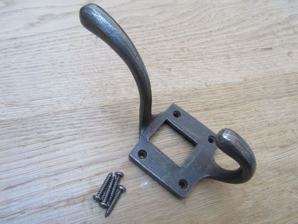 Chunky Rustic Label Holder Coat Hook