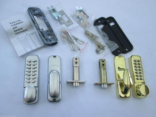Digital Push Button Lock Brass