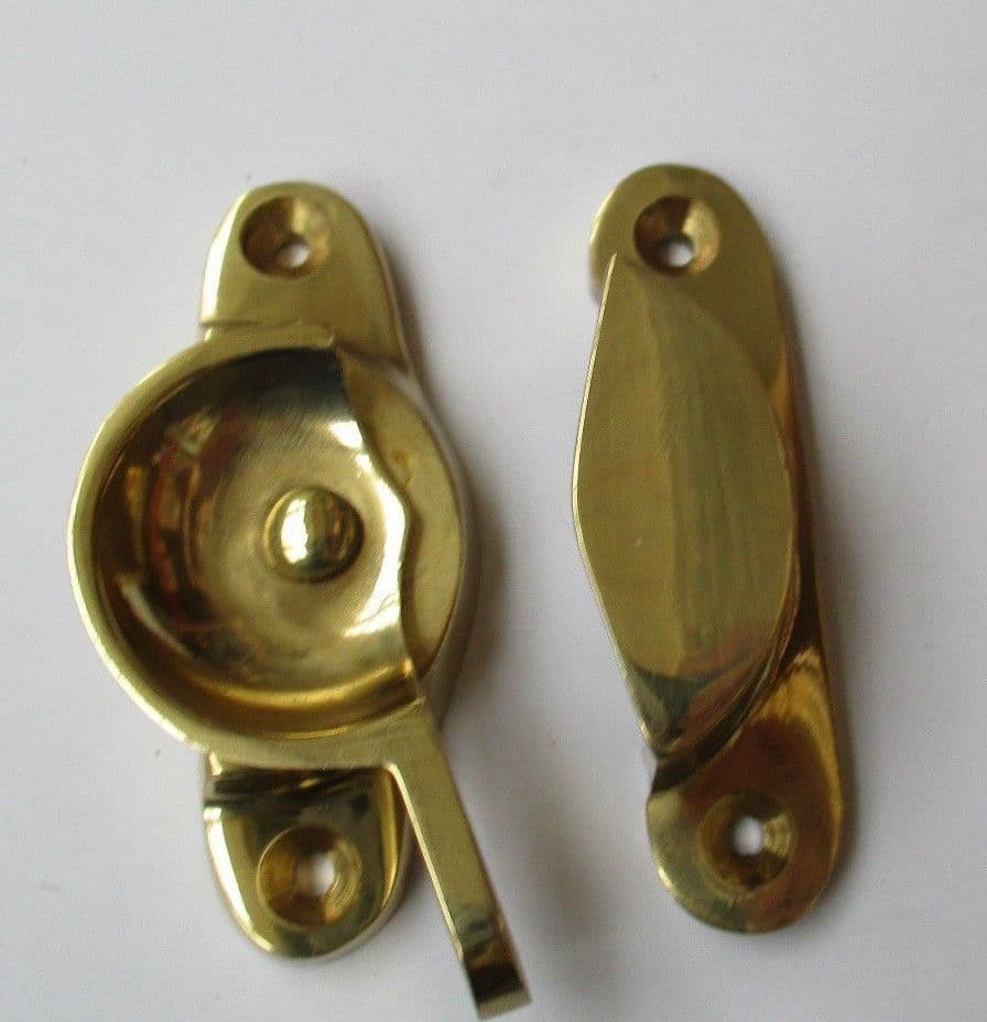 Fitch Fastener Turn Catch Polished Brass