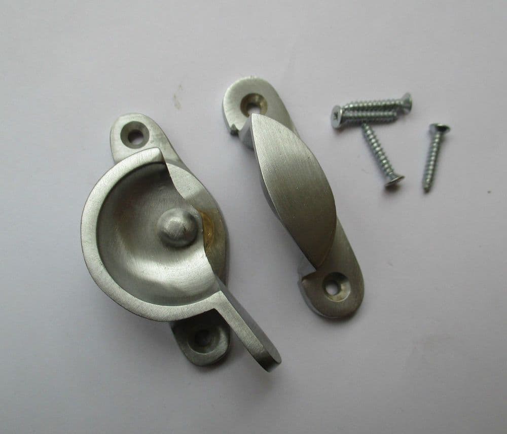 Fitch Fastener Turn Catch Satin Brushed Chrome