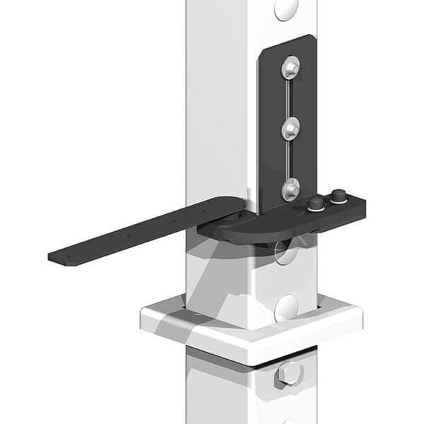 Gatemate Easi-Fit Adjustable Gate Post System - Bottom Pivot Hinge ...