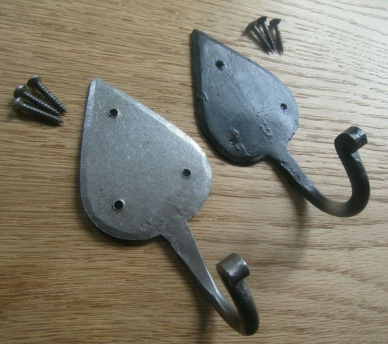 Hand Forged Spade Hook Antique Iron