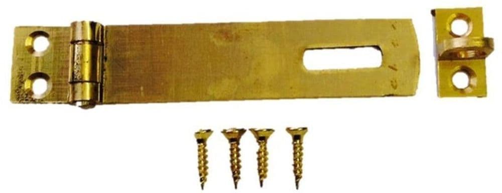 Hasp And Staple 50mm Small Brass