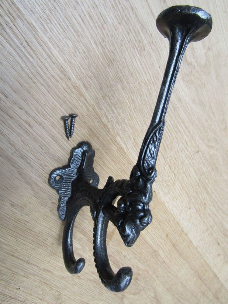 Ogre Coat Hook Antique Iron