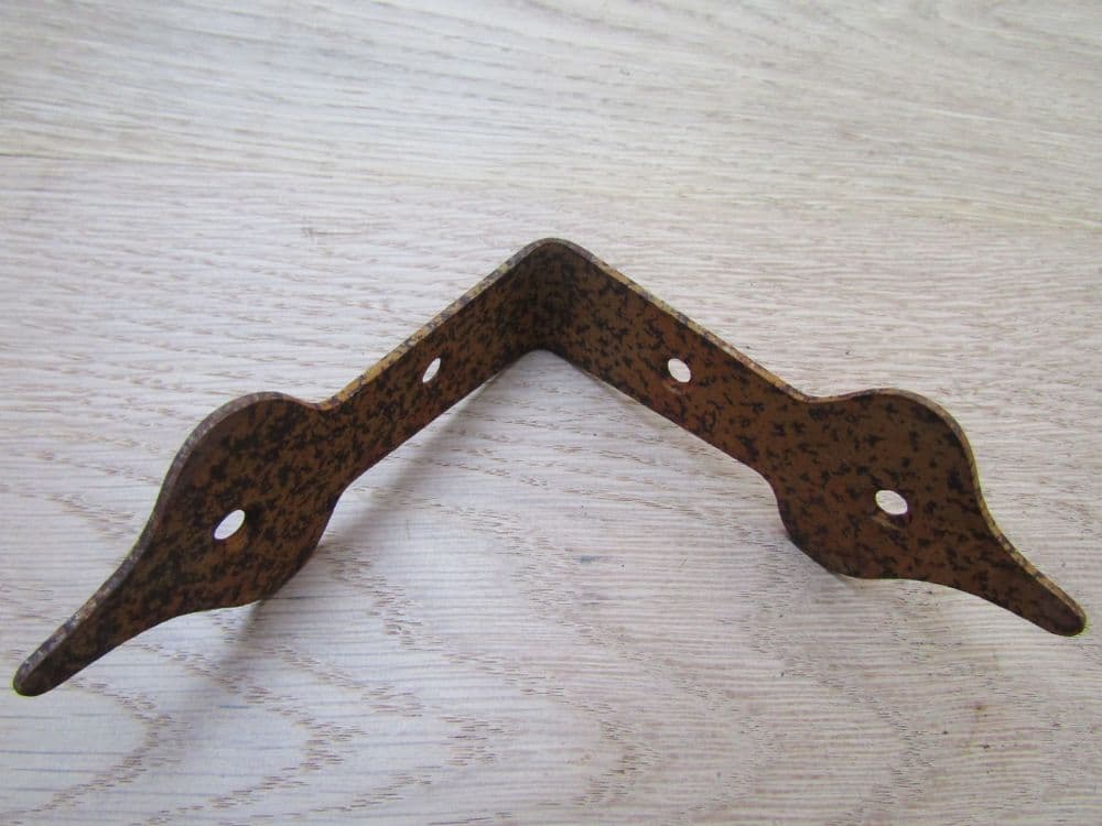 Pack Of 2 Spear Head Corner Brace Rust