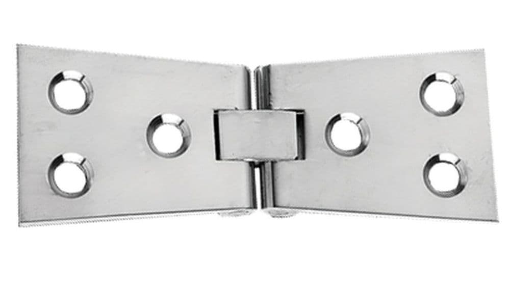 Pair Of Counter Flap Hinges Polished Chrome
