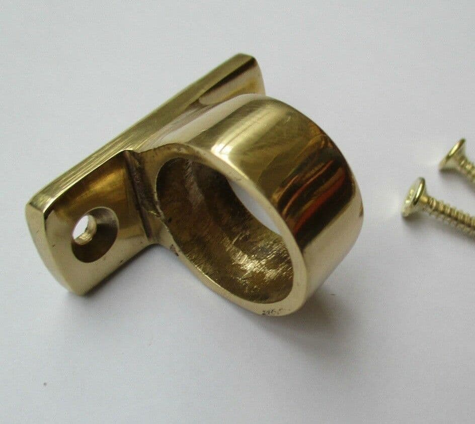 Polished Brass Sash Eye