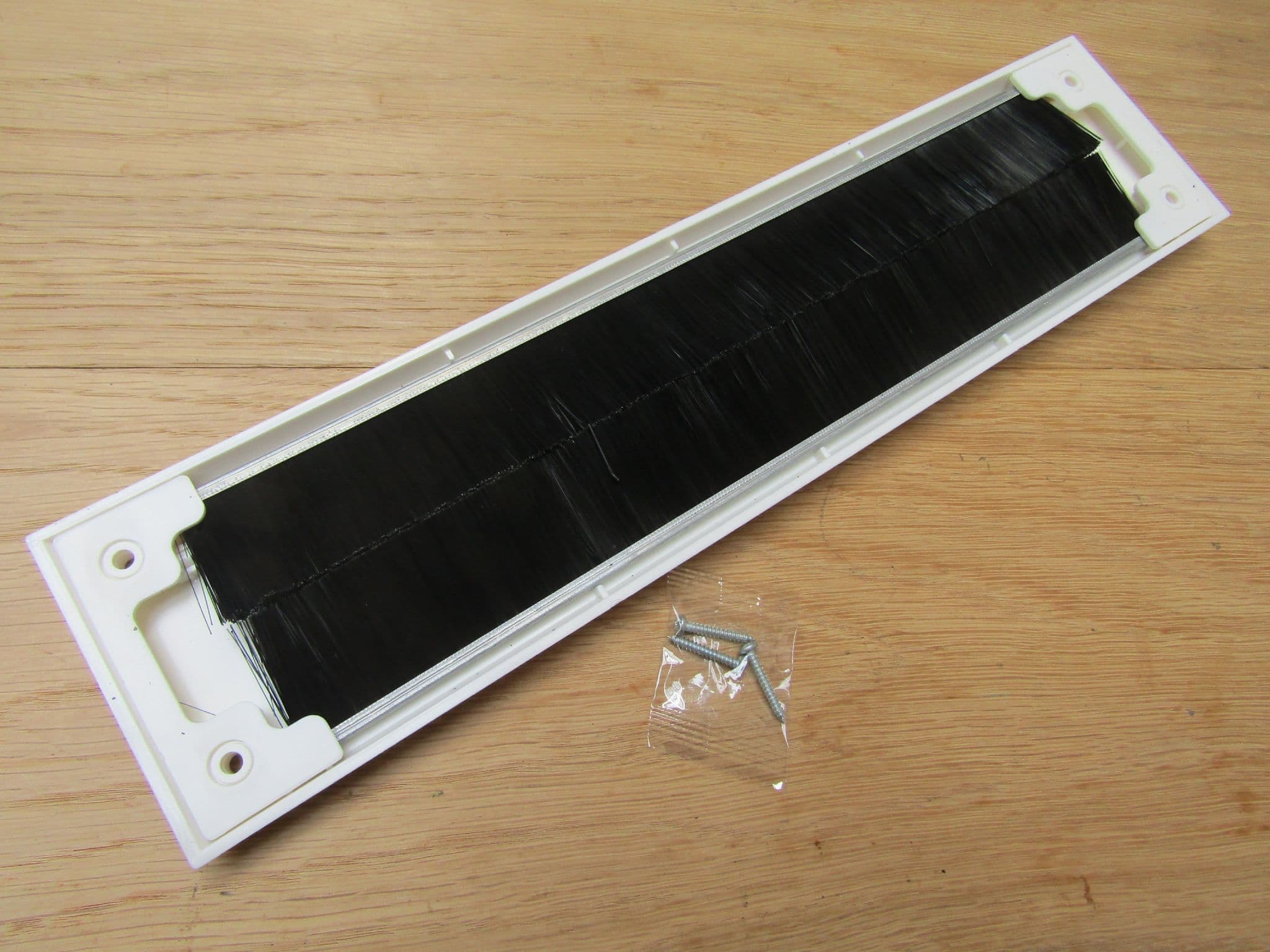 PVC Drought Letter Box With Flap White