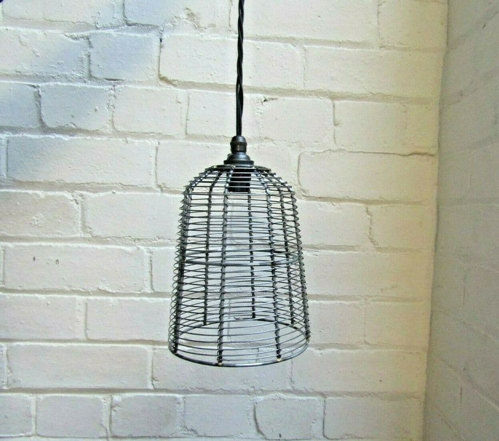 Retro Wire rd Cage Shade Antique Iron