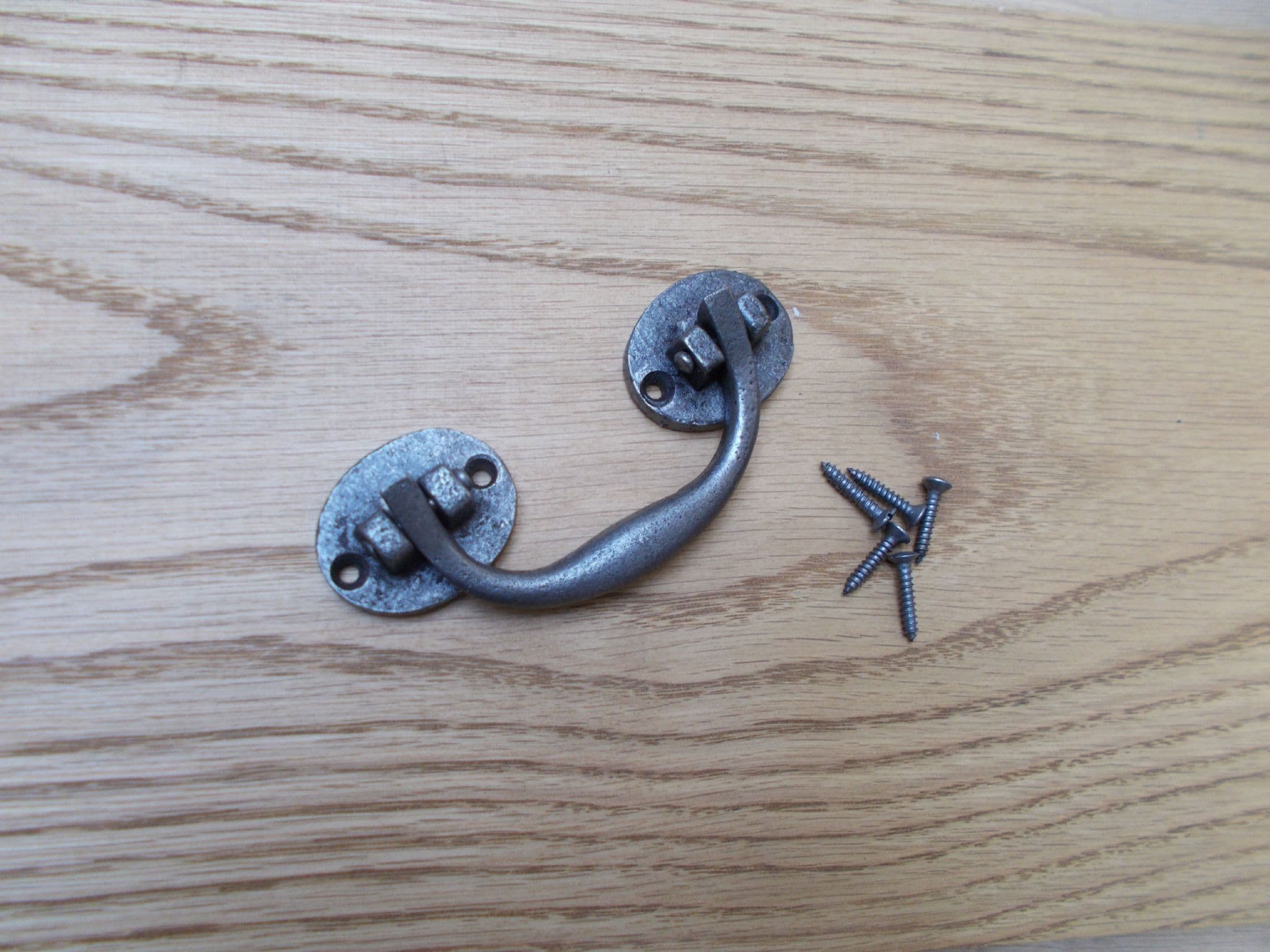 Riveted Chest Handle Antique Iron