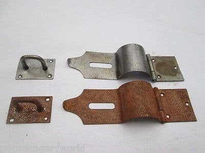 Safety Hasp and Staple Latch Lock For Blanket Box Chest Linen box trunk ...