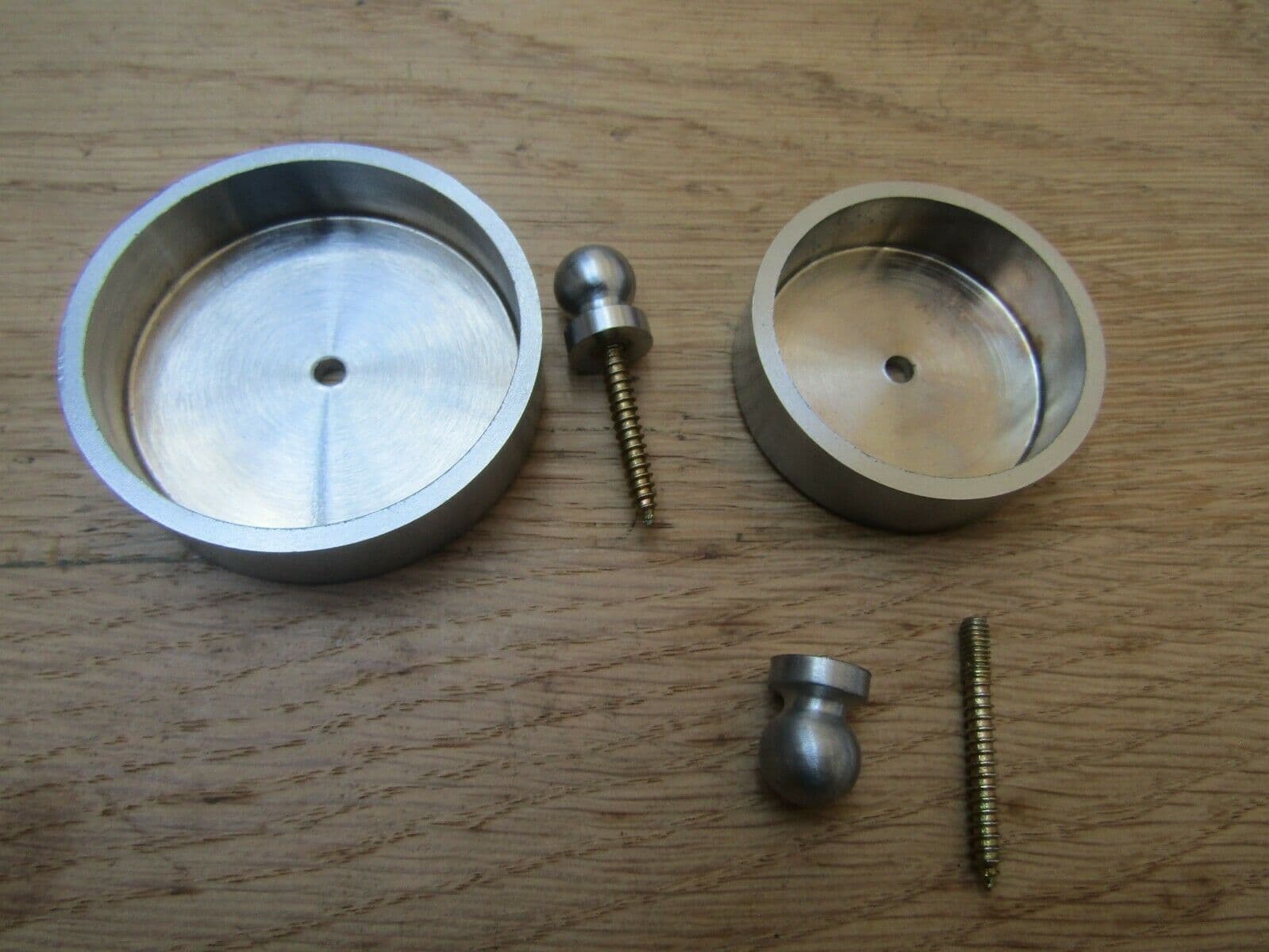 Satin Chrome 54mm Large End Cap