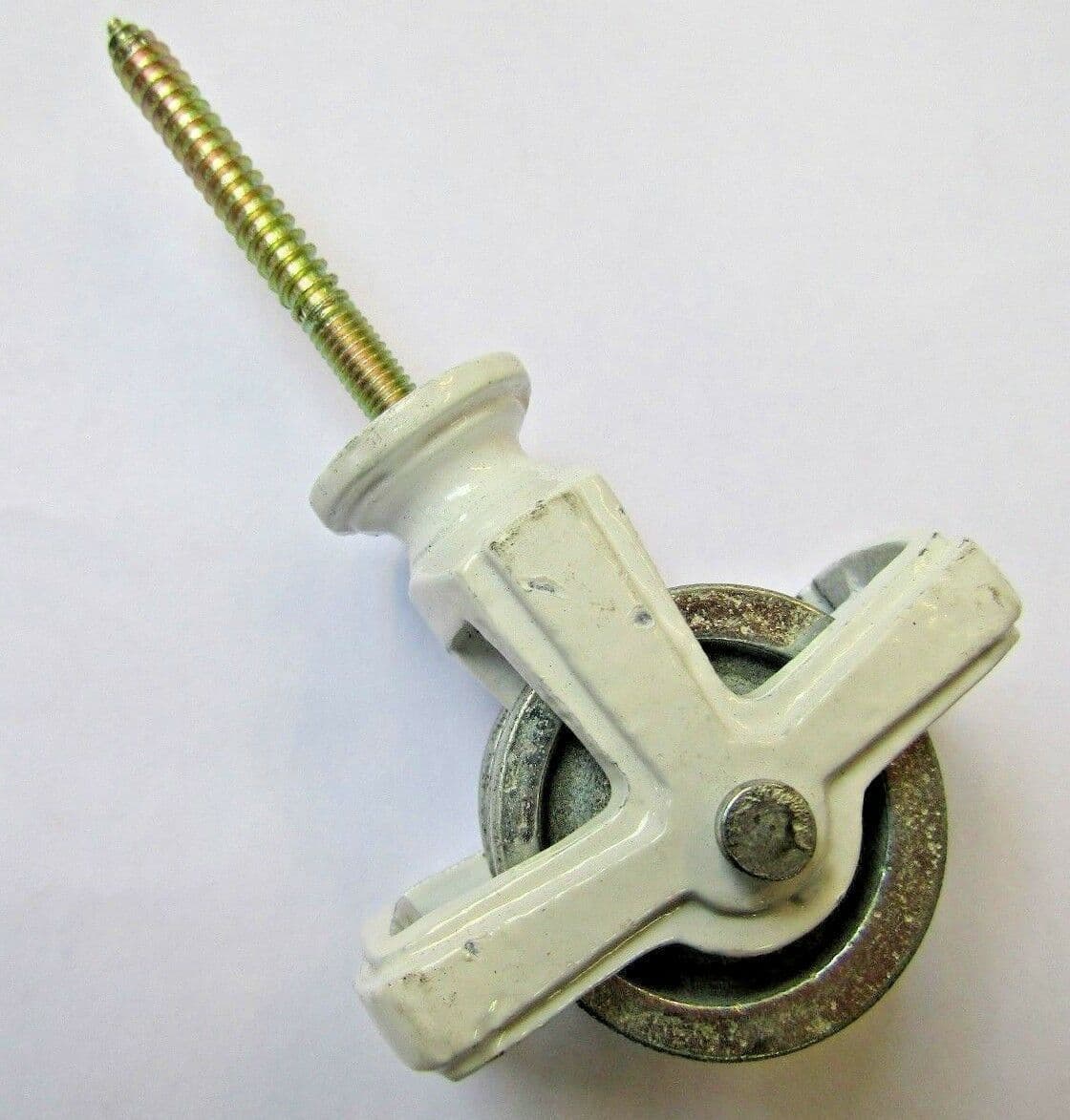 Screw In Ceiling Airer Double Pulley White