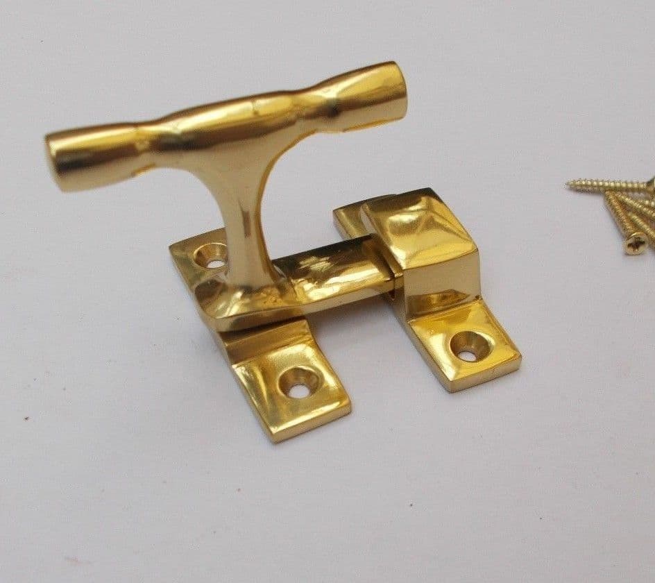 Showcase Fastener Large 50mm Polished Brass