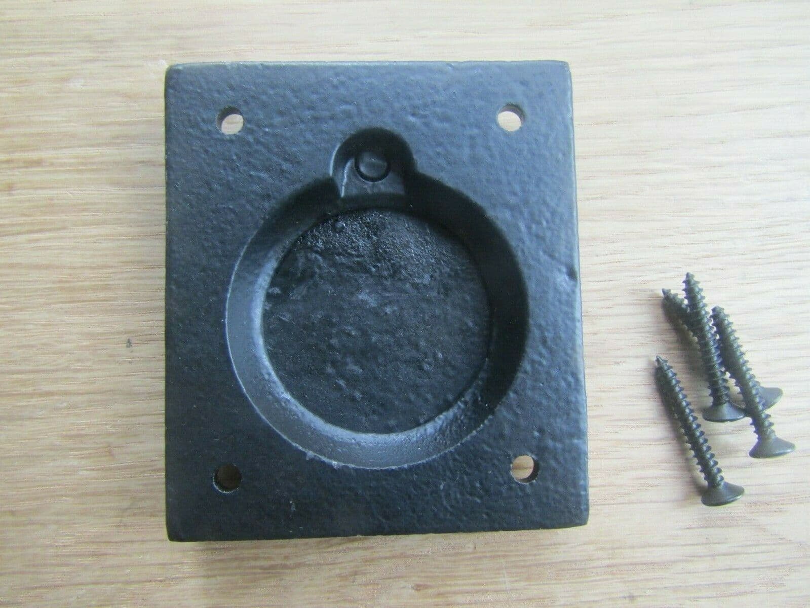 Square Cylinder Lock Cover Black Antique