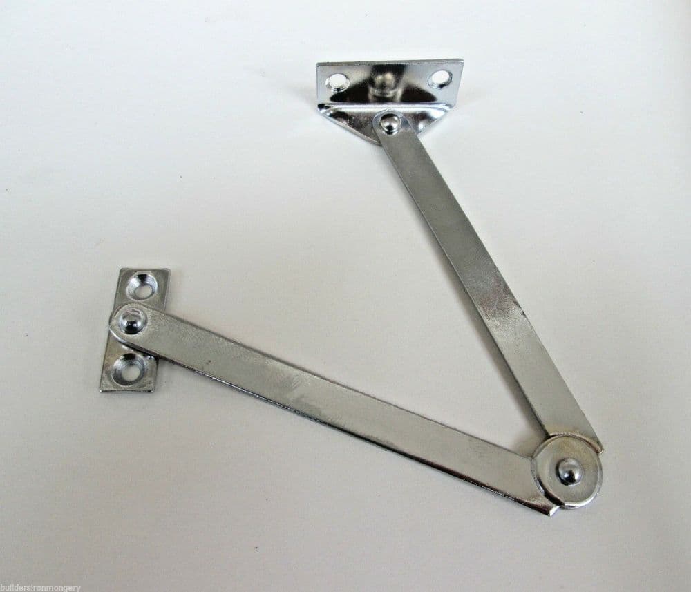 Steel Folding Friction Stay Hinge Polished Chrome