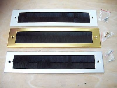Steel Letter box Internal Cover brush Seal Flap Drought Excluder letterbox