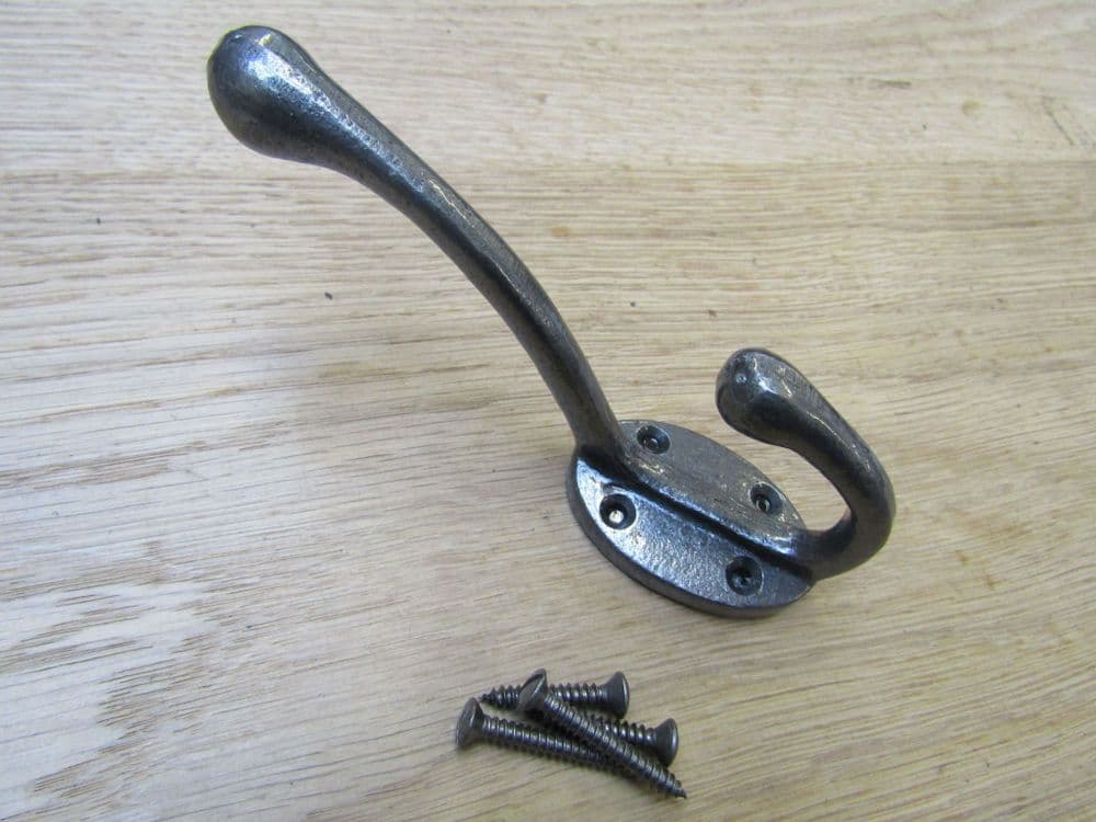 Victorian Coat Hook Antique Iron
