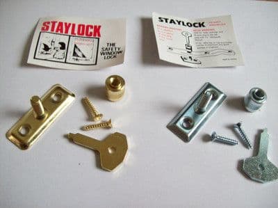 Window Lock For Casement Stay Pin With Key